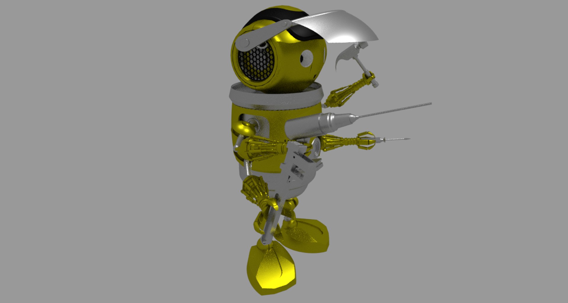 Robot Bot Model - TurboSquid 1683810