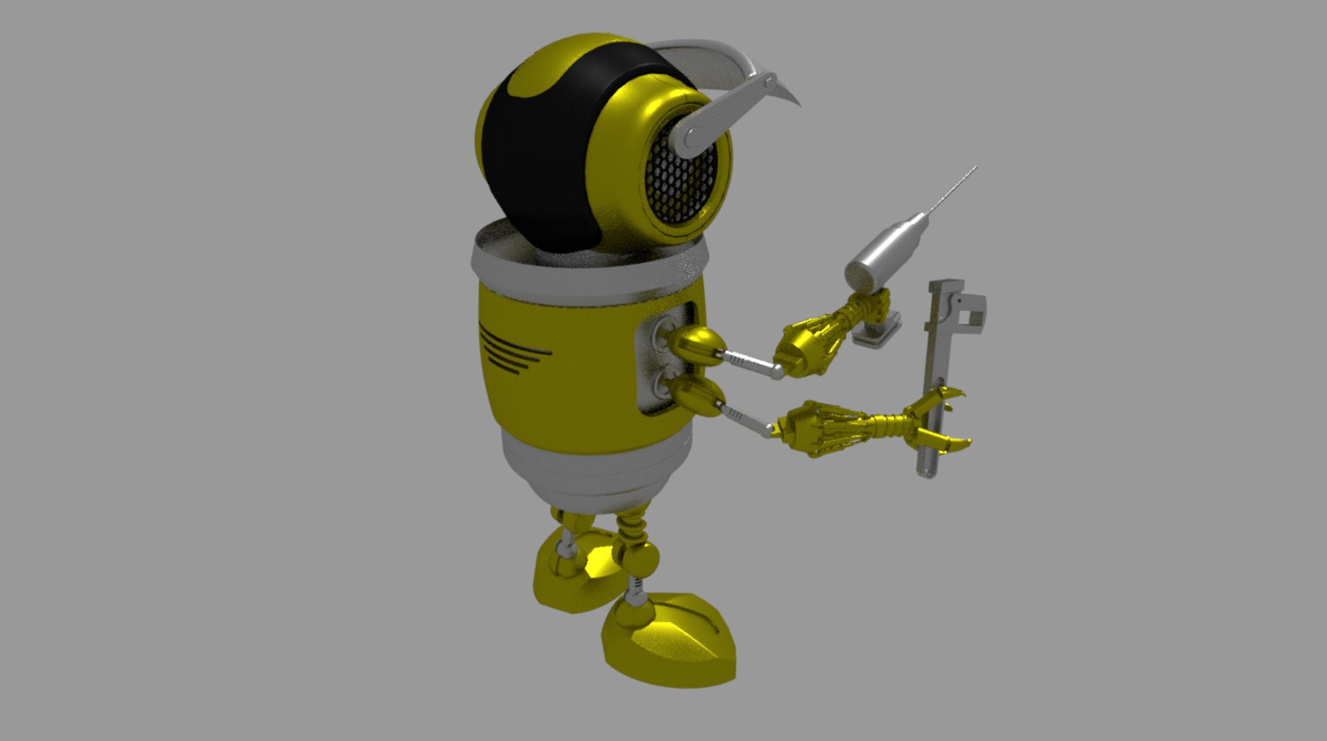 Robot Bot Model - TurboSquid 1683810