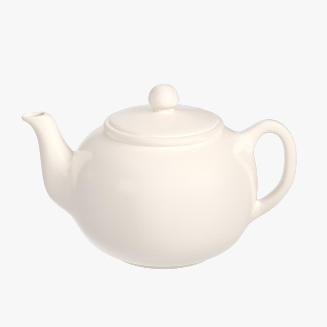 Porcelain Teapot 1 Model - TurboSquid 1414313