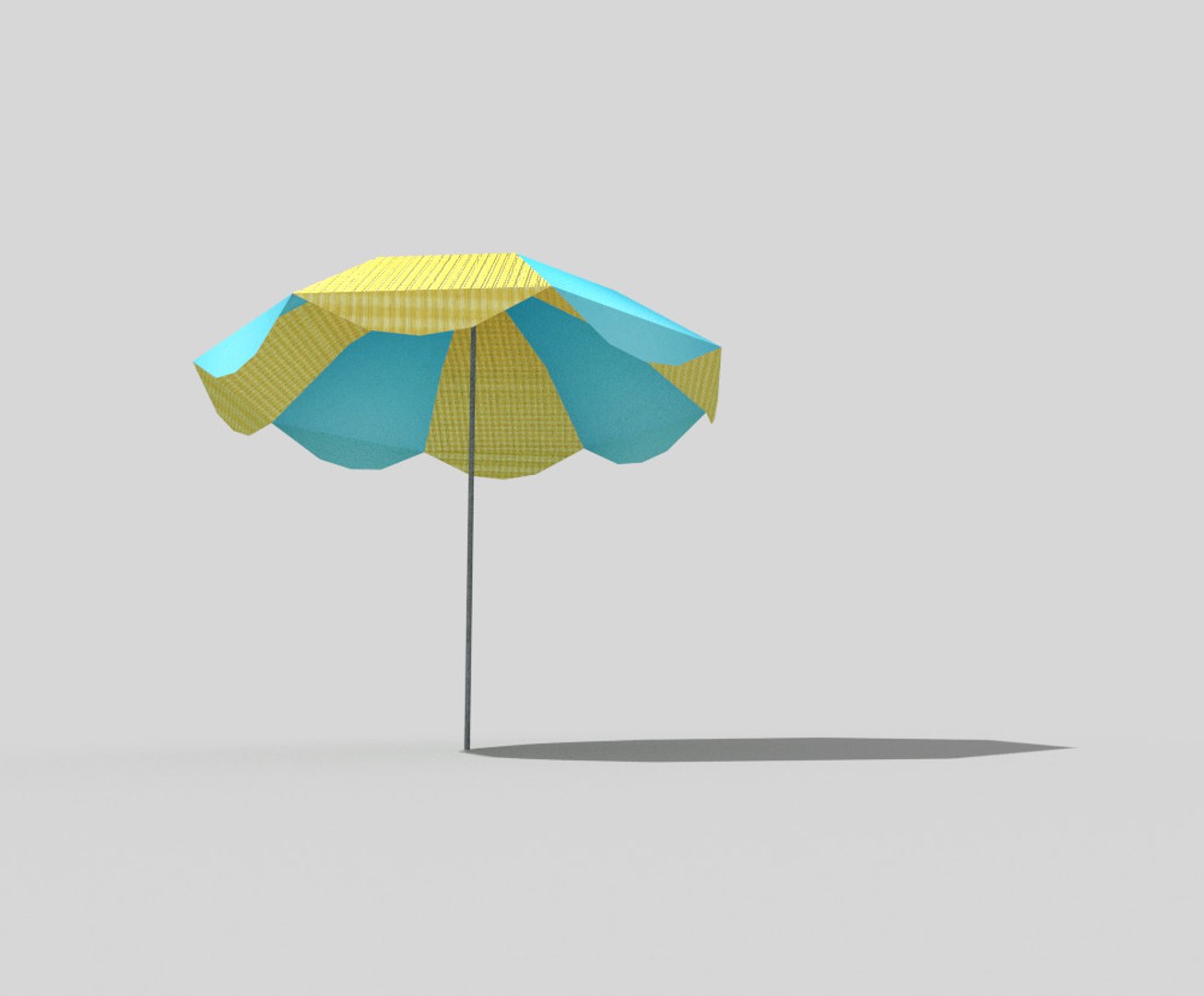 3d Beach Parasol