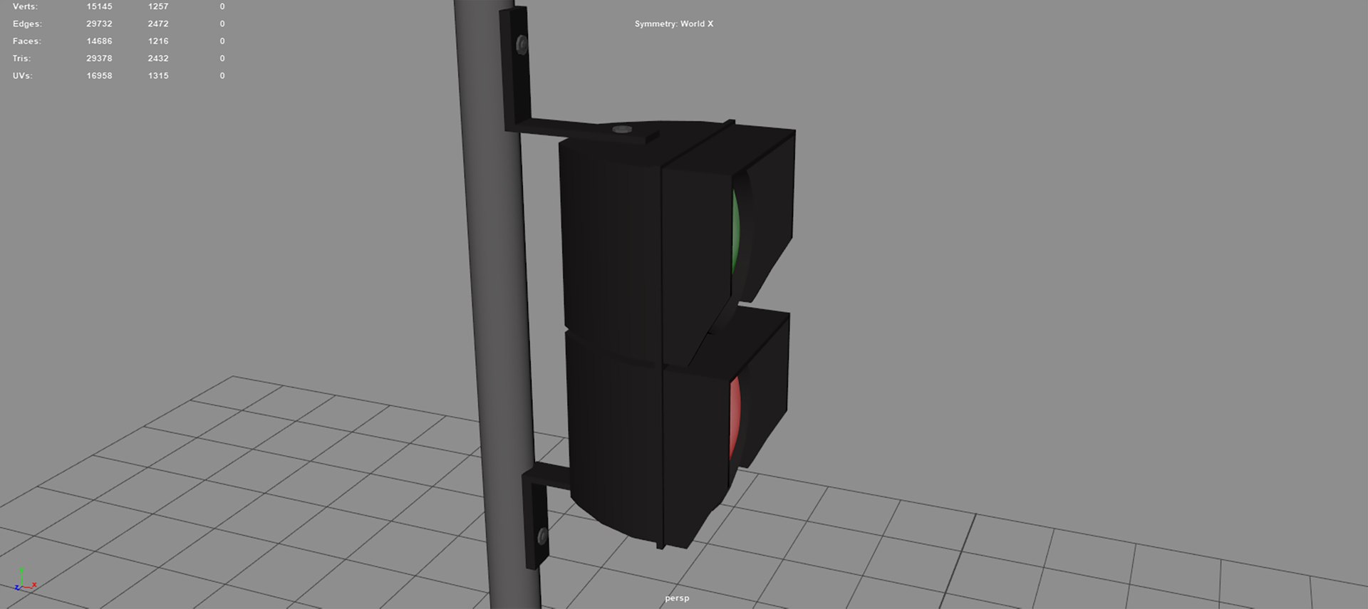 3D Model 3D Model Of Urban Traffic Light - TurboSquid 2084060