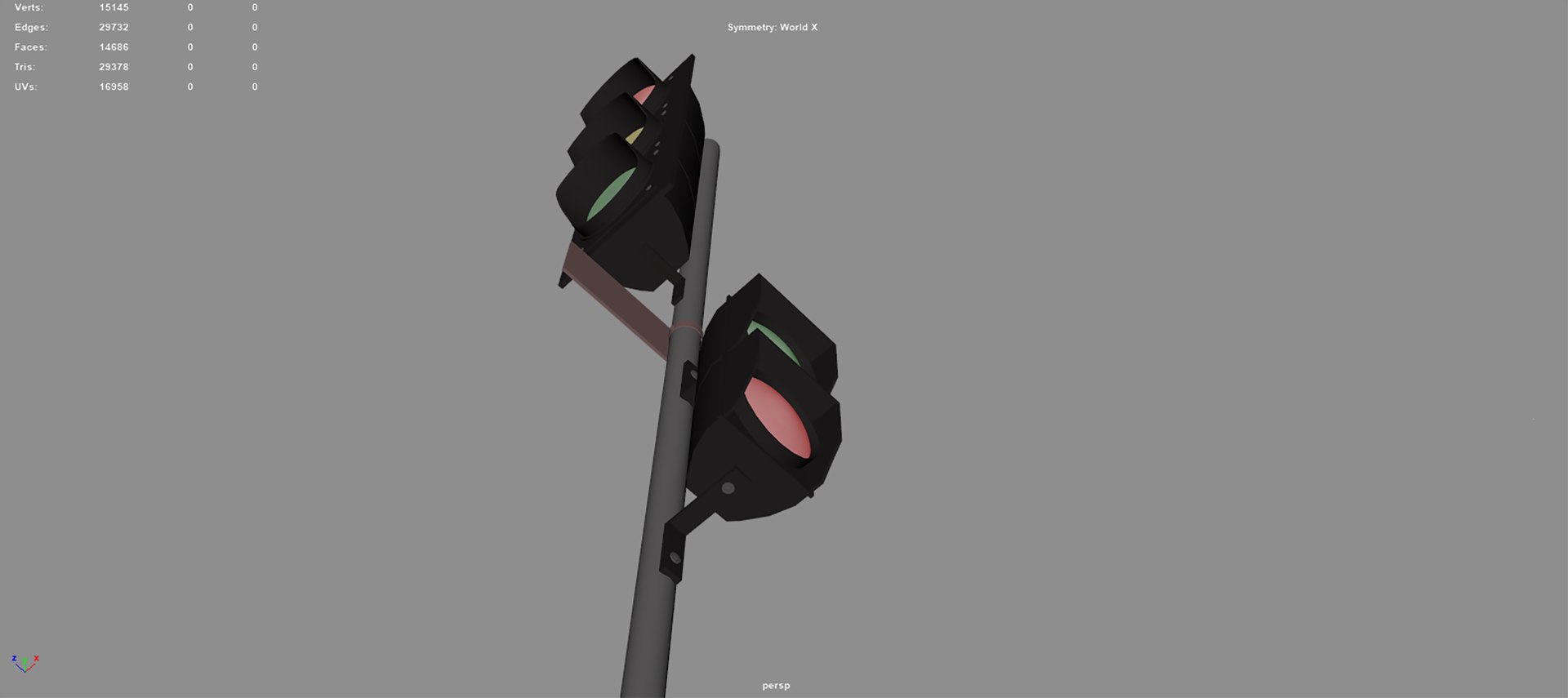 3D Model 3D Model Of Urban Traffic Light - TurboSquid 2084060