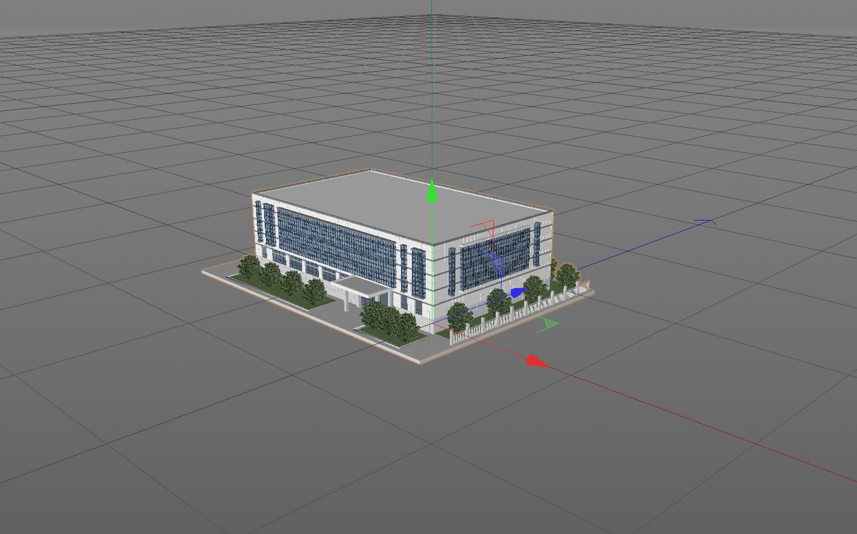 Office Building Factories 3D Model - TurboSquid 1456486