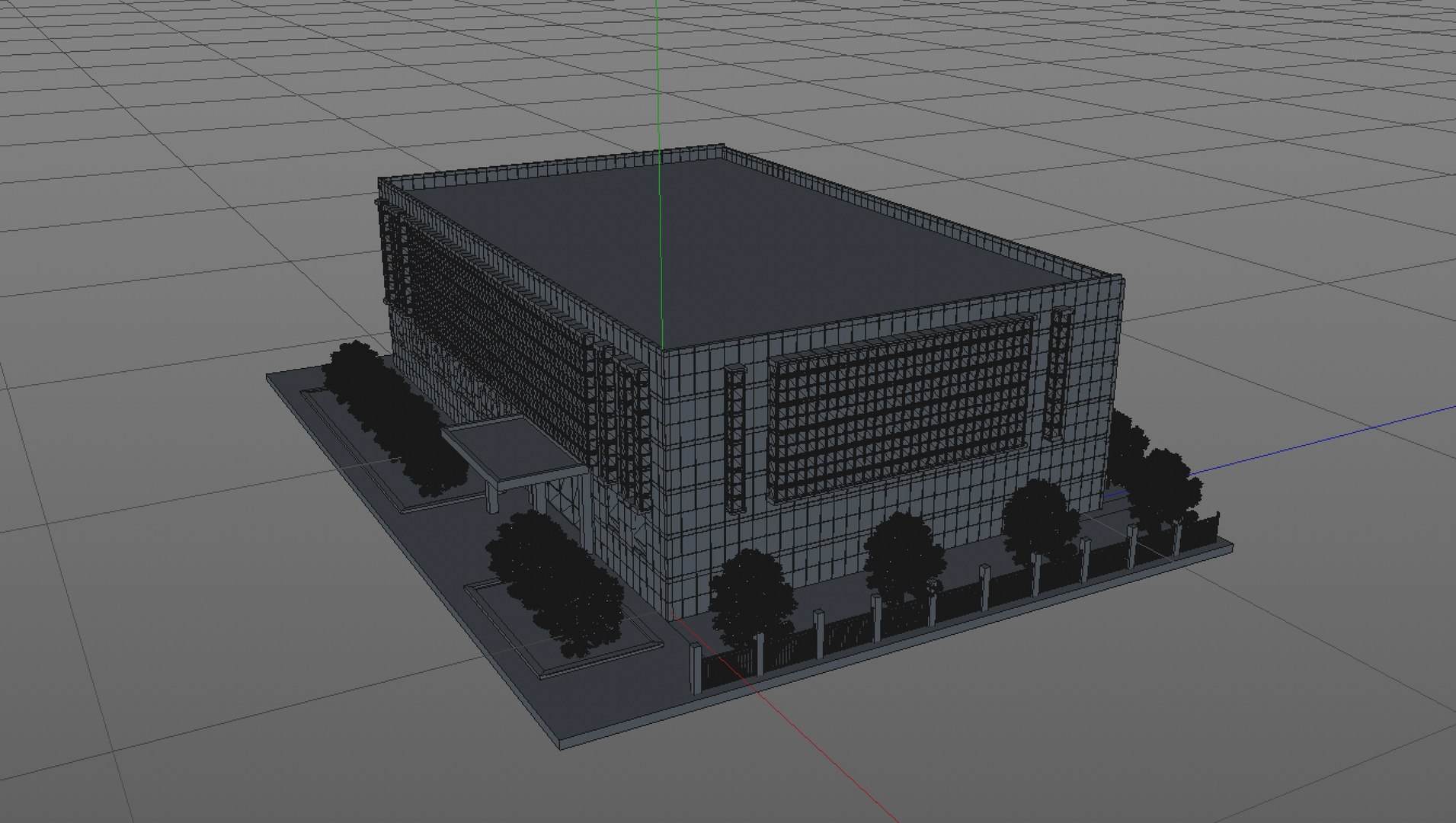 Office Building Factories 3D Model - TurboSquid 1456486