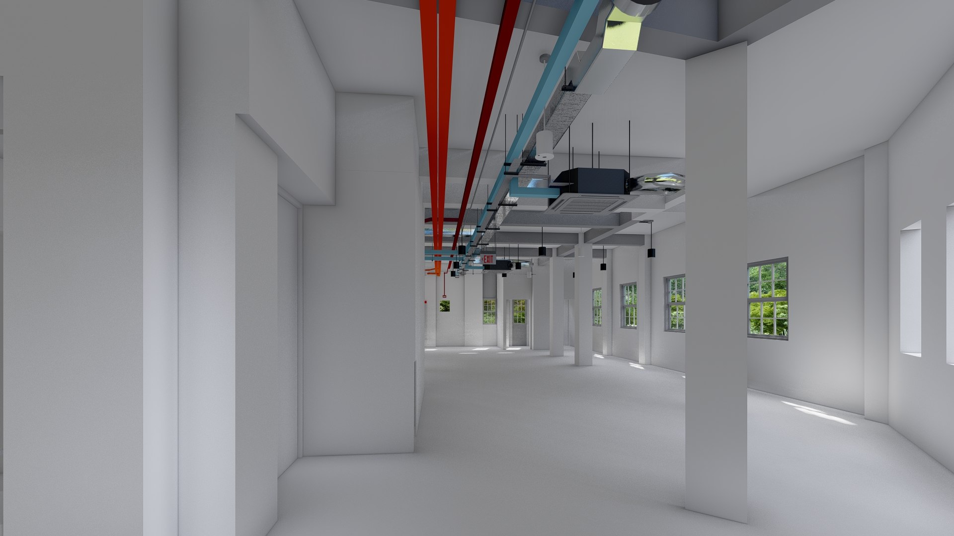 Shop With Full HVAC 3D - TurboSquid 1907626