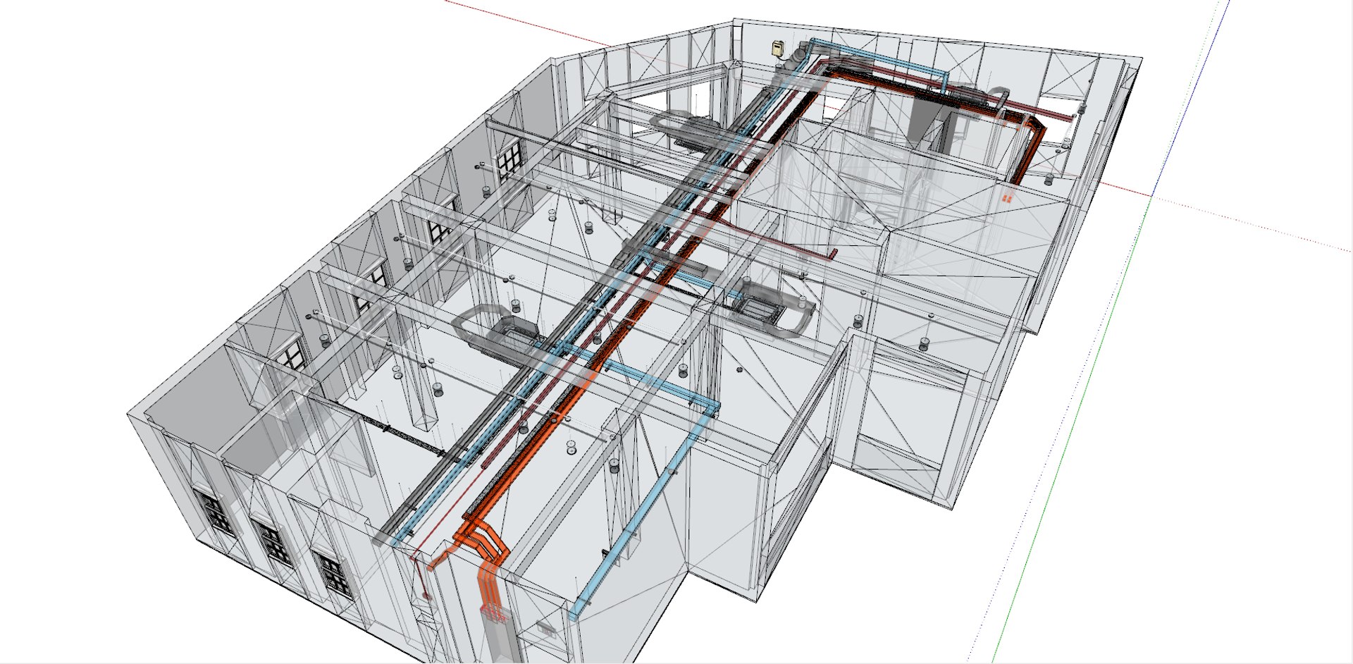 Shop With Full HVAC 3D - TurboSquid 1907626