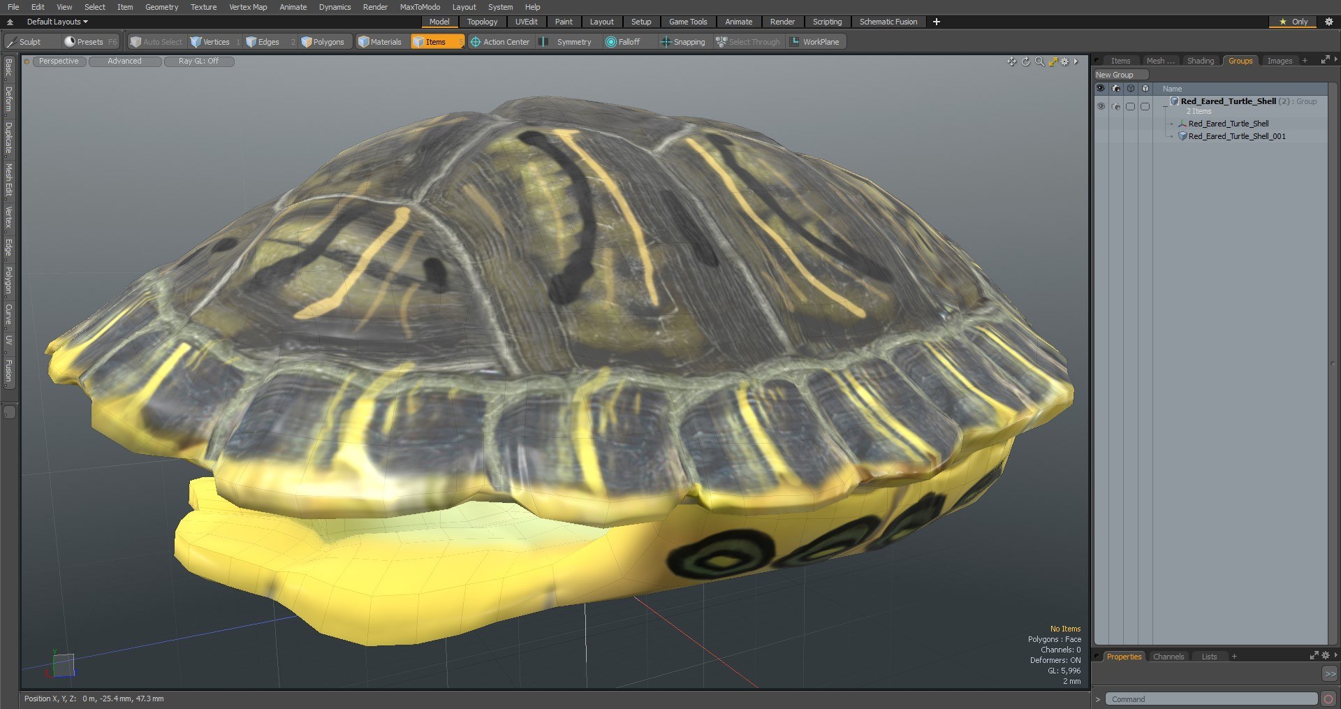 3D Red Eared Turtle Shell Model - TurboSquid 2147301