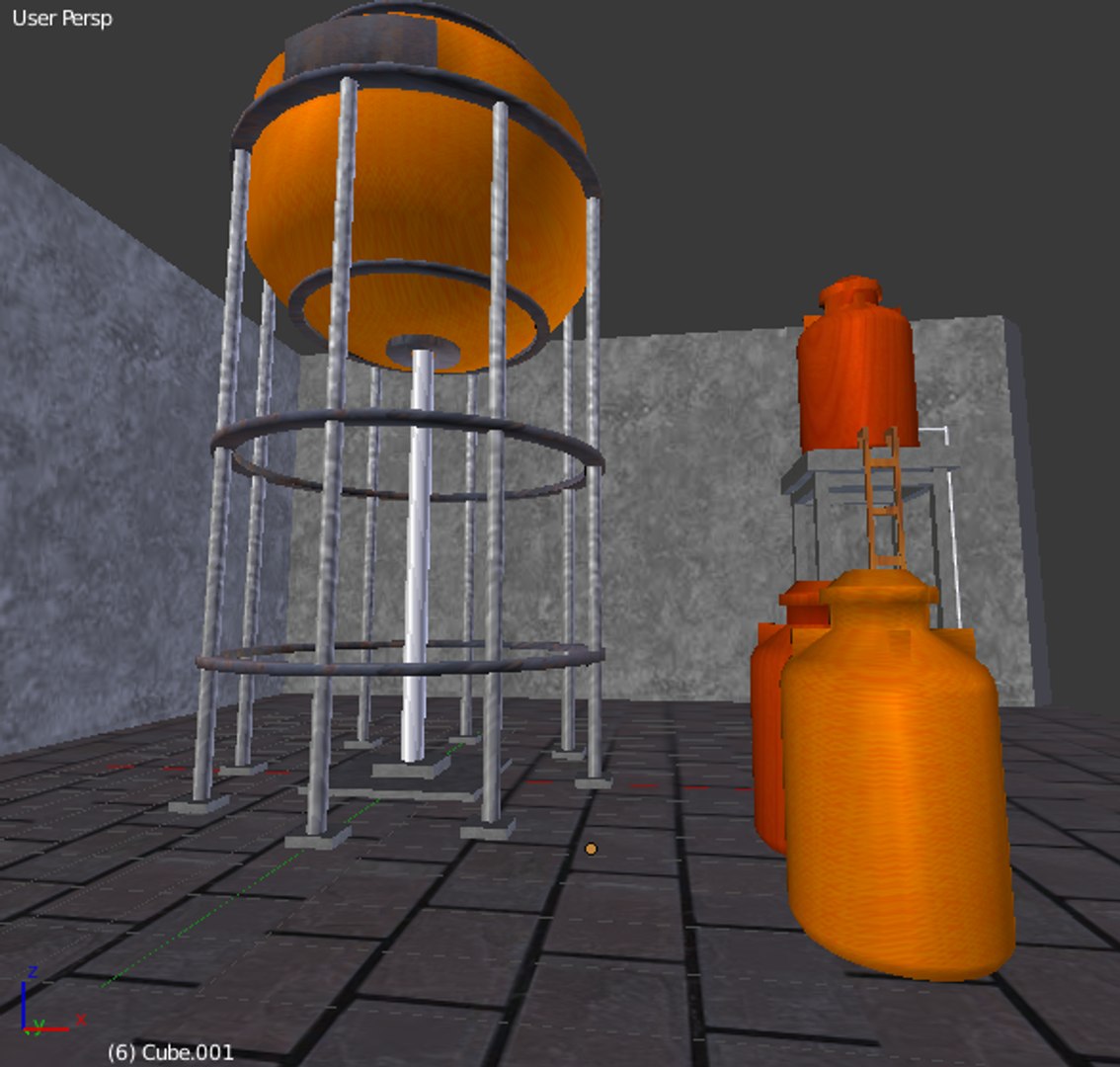 3d simple water tank
