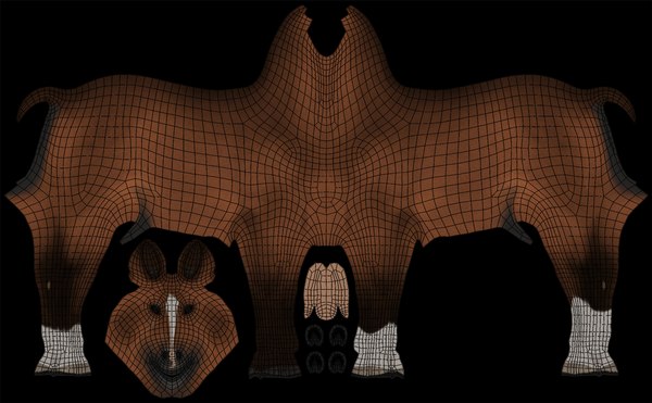 Horse High Poly 3D model - TurboSquid 2043908