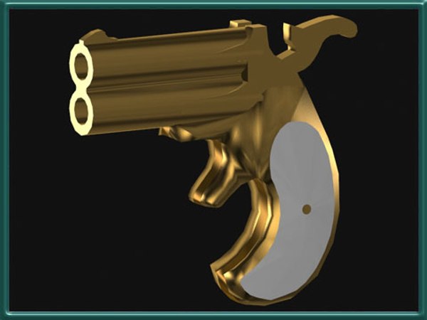 gun derringer 3d model