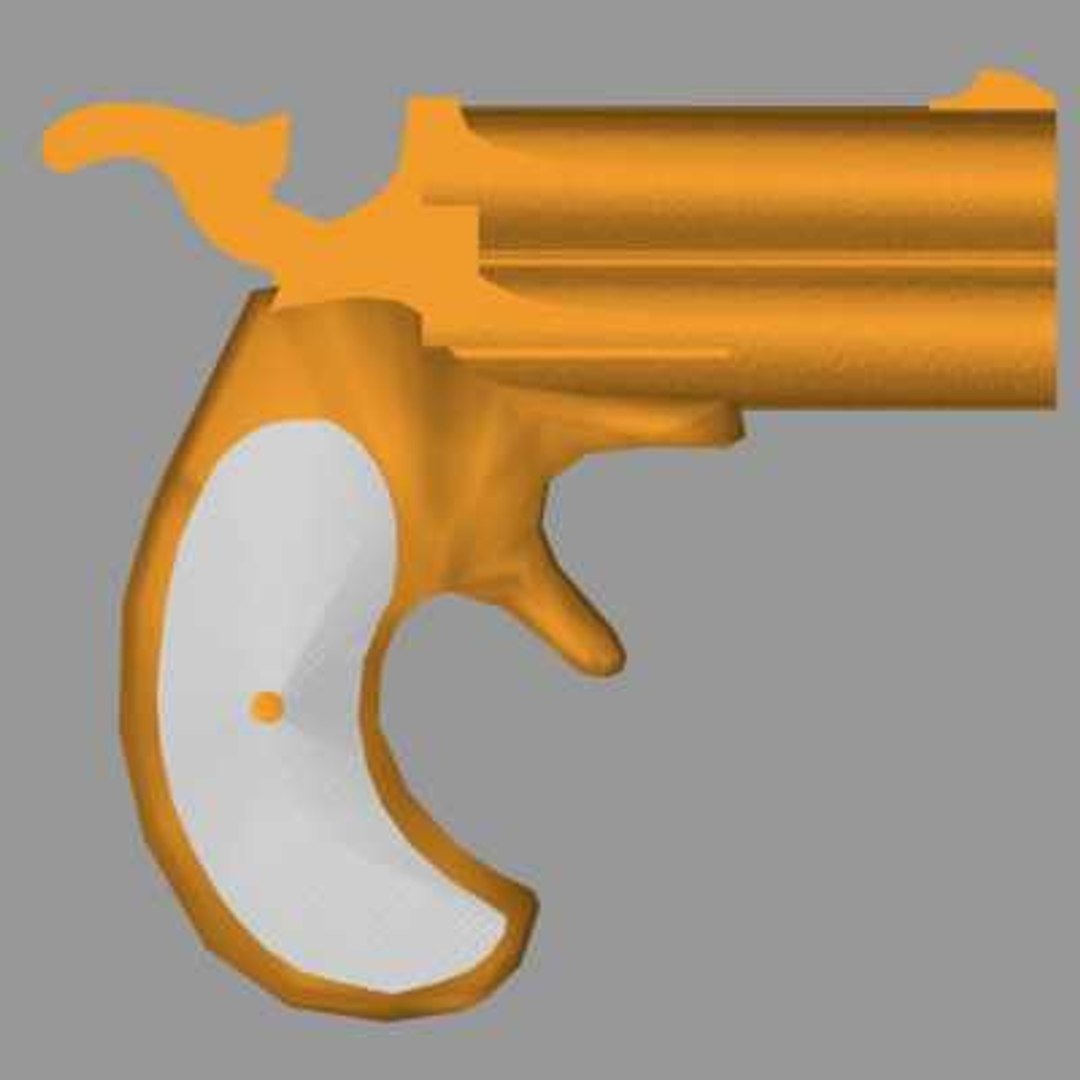 gun derringer 3d model