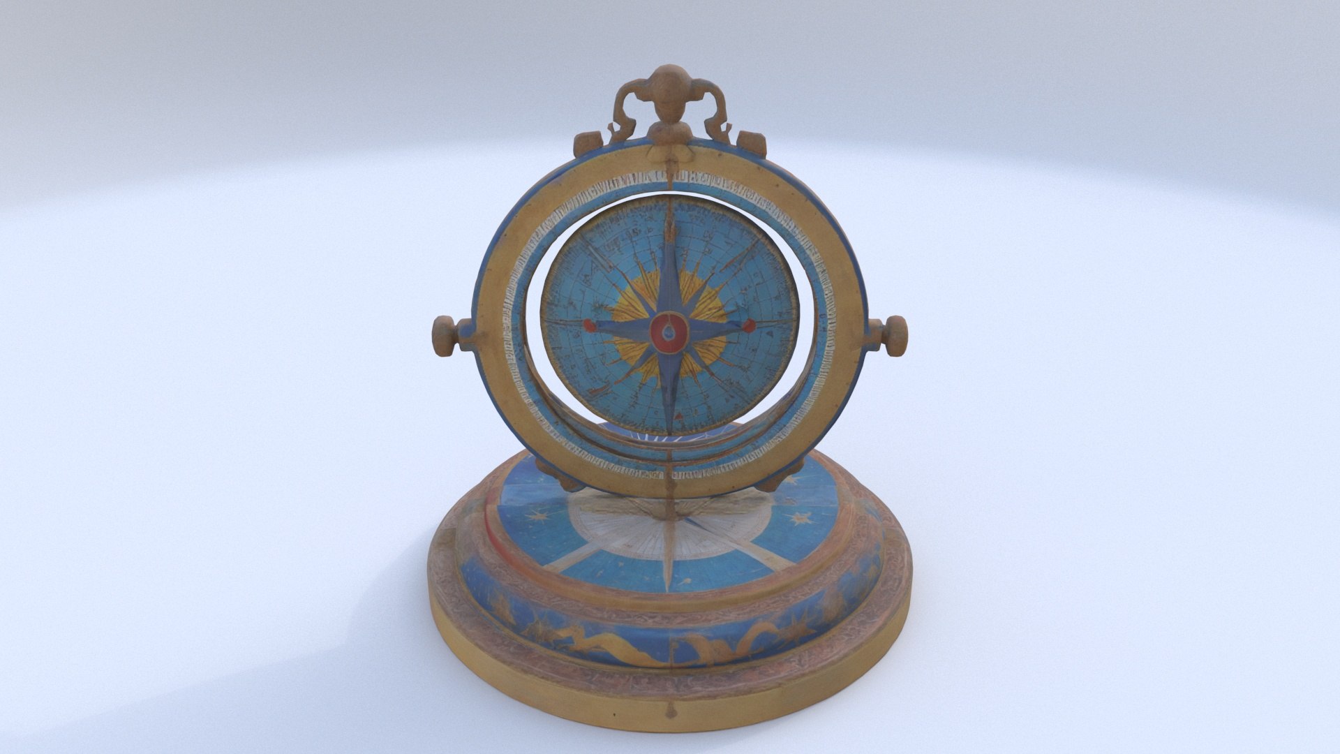 Celestial Compass 3D Model - TurboSquid 2327694