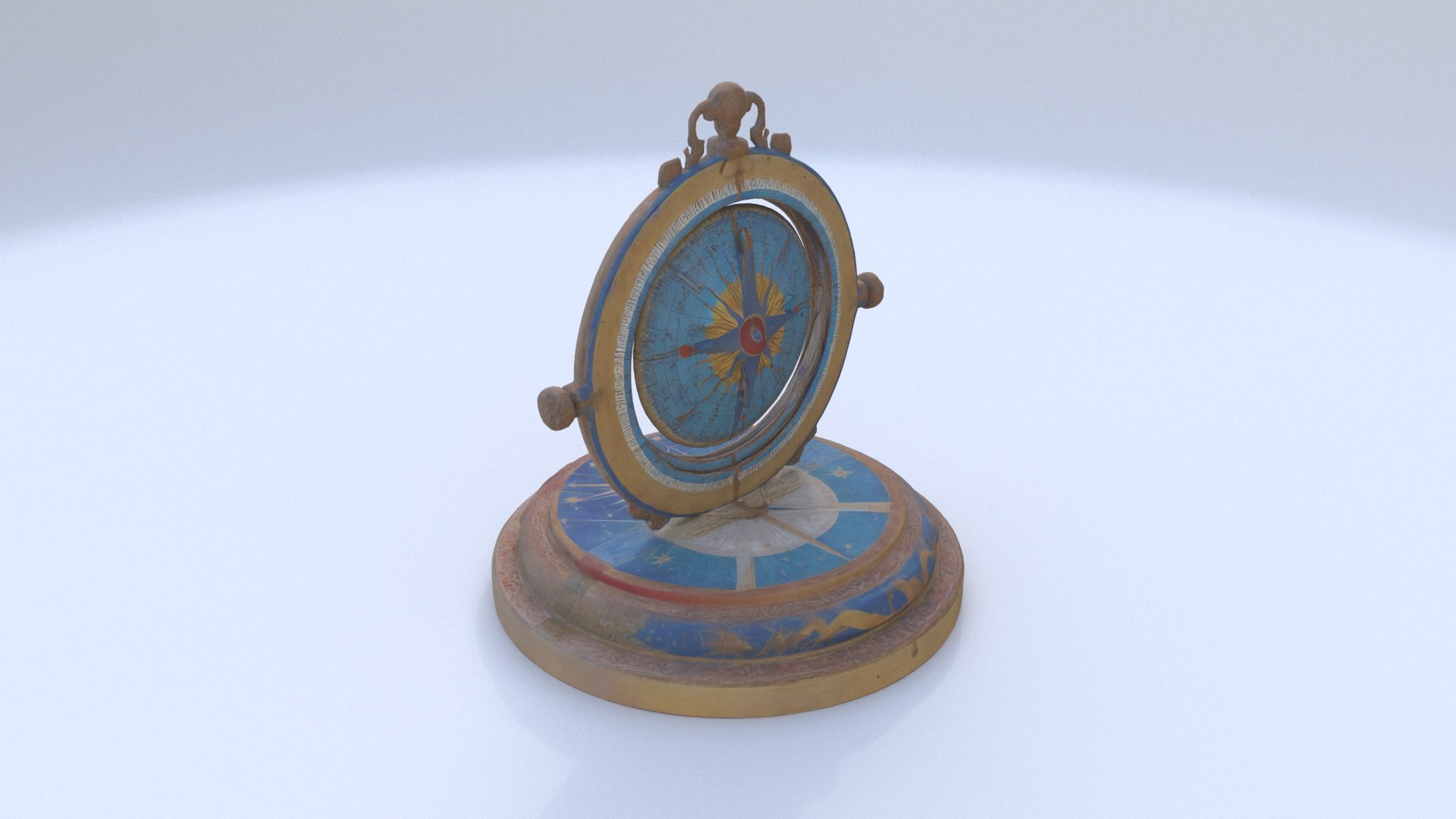 Celestial Compass 3D Model - TurboSquid 2327694