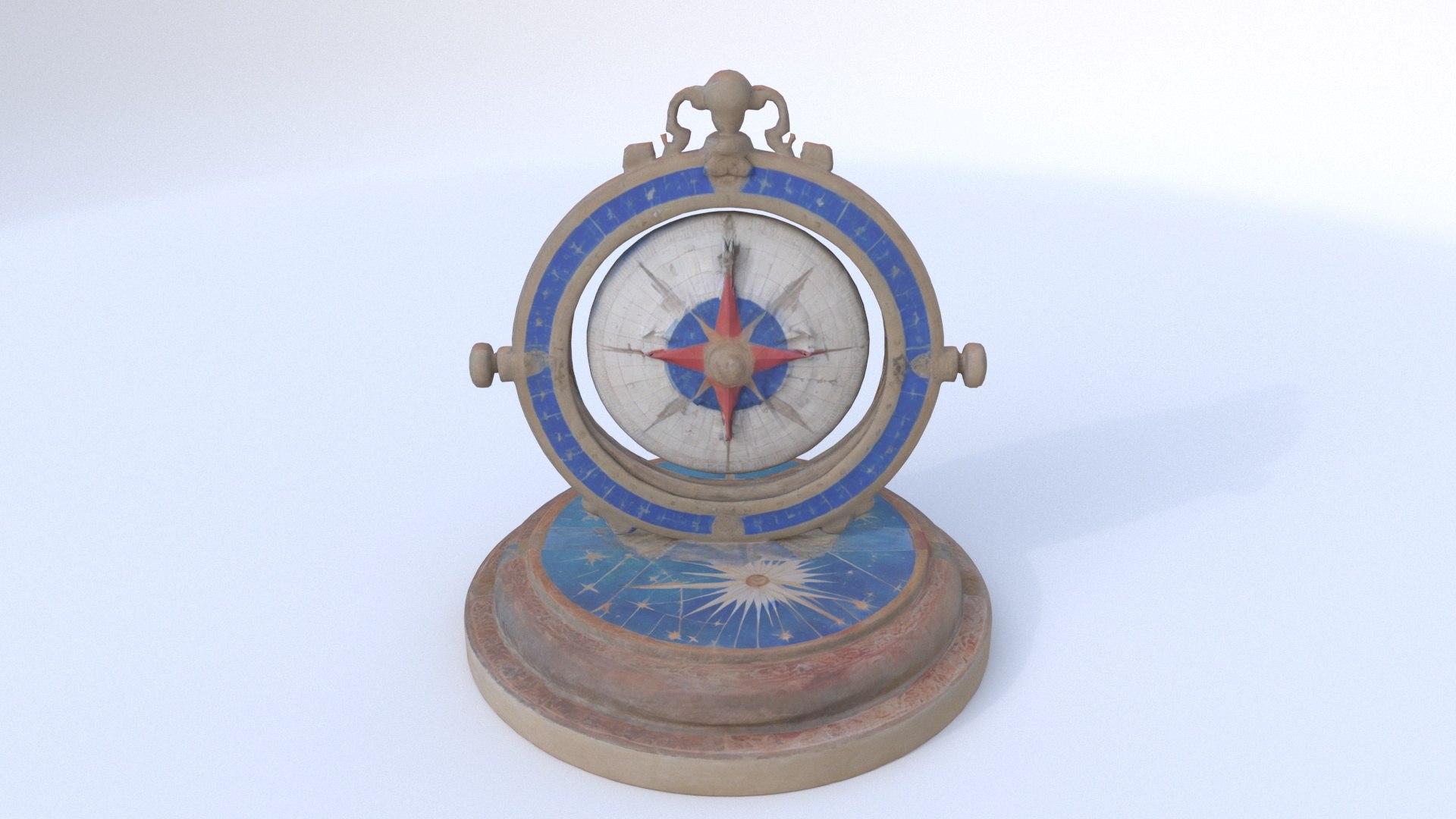Celestial Compass 3D Model - TurboSquid 2327694