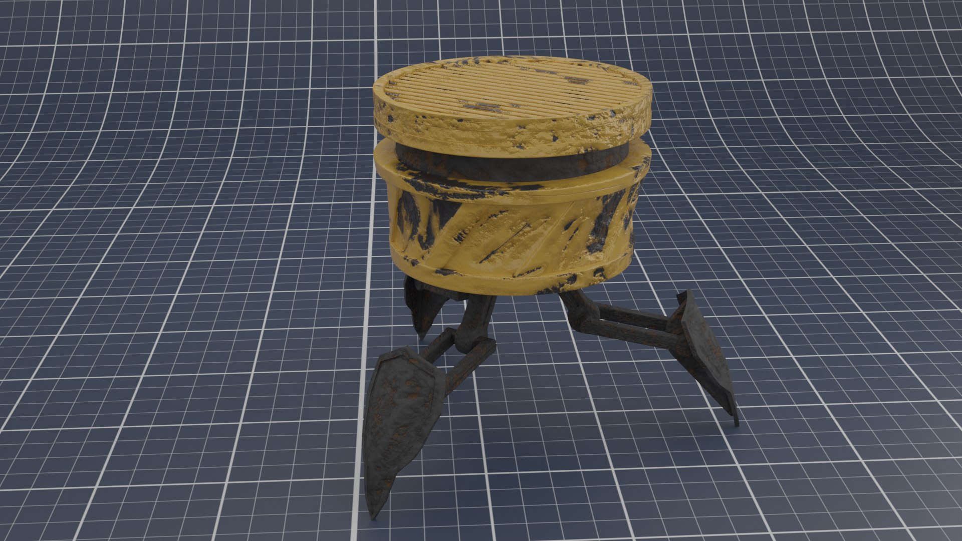 3D Tripod Alien Robot - TurboSquid 2038657