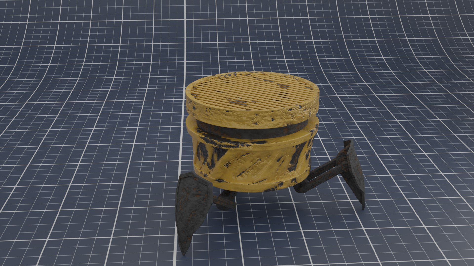 3D Tripod Alien Robot - TurboSquid 2038657