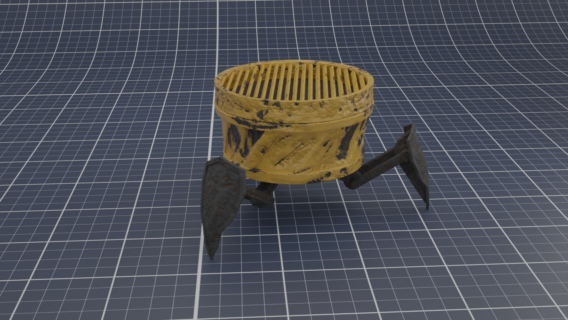 3D Tripod Alien Robot - TurboSquid 2038657