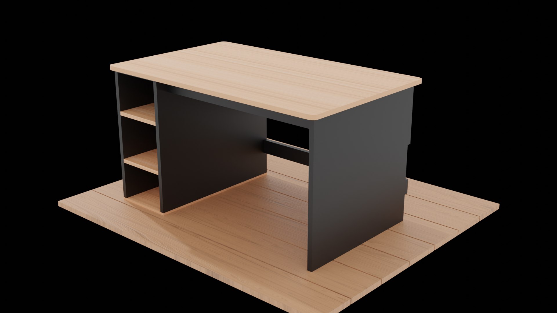 3D Office Desk 02 - TurboSquid 2014907