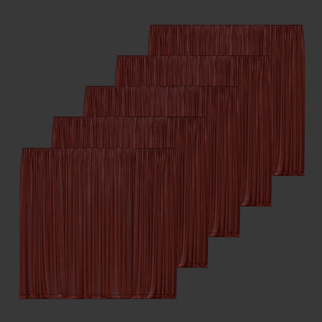 Tulle 3D model - TurboSquid 1407556