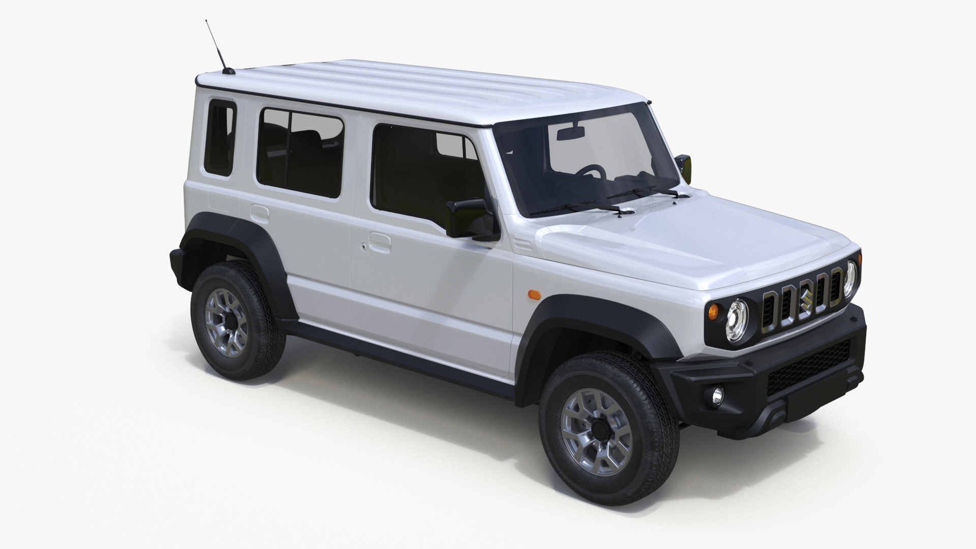 SUV Suzuki Jimny 2025 White Rigged 3D Model - TurboSquid 2382936