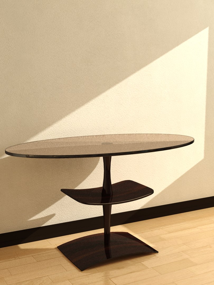 3d model table oval