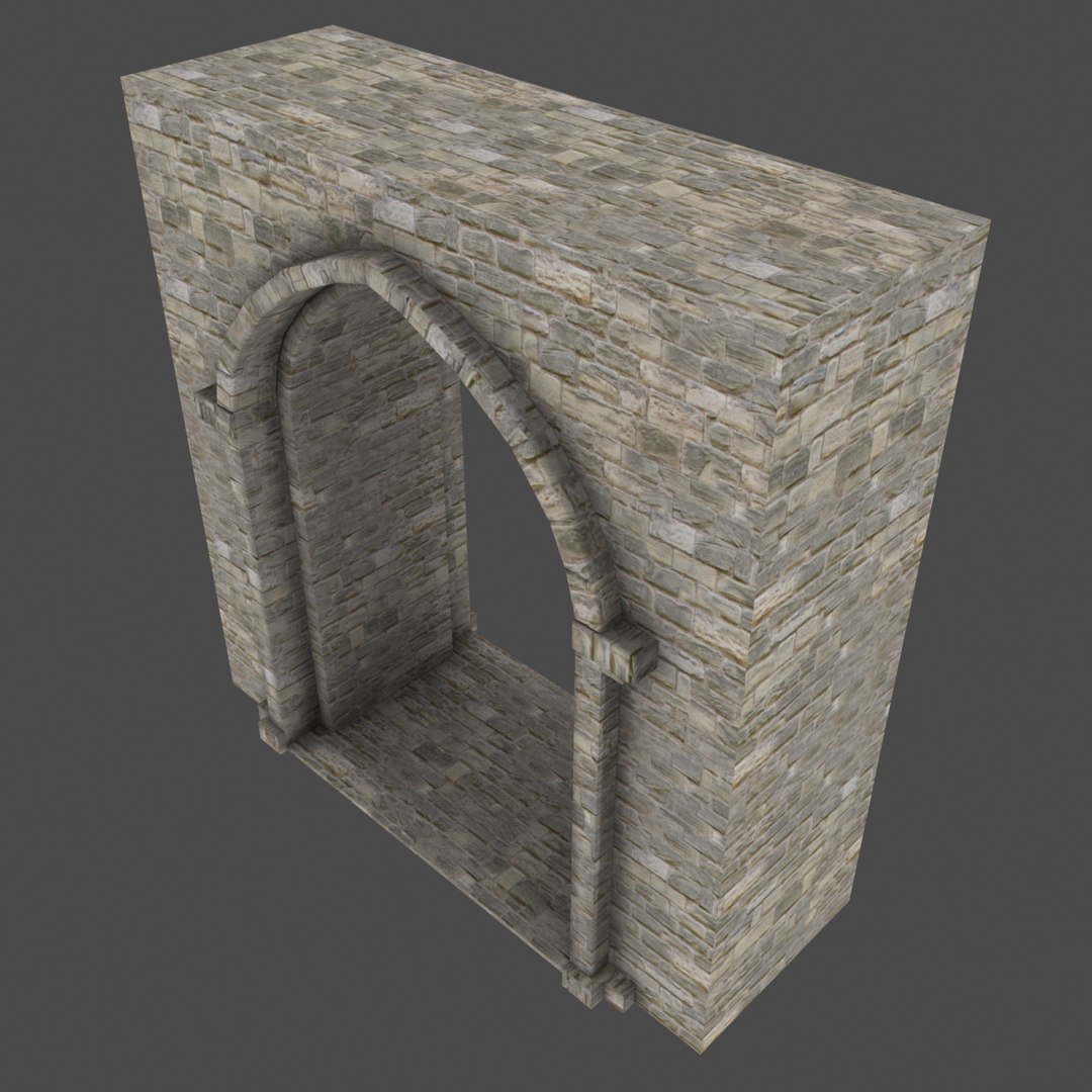 3D Model Medieval Castle Arch 01 - TurboSquid 1184984