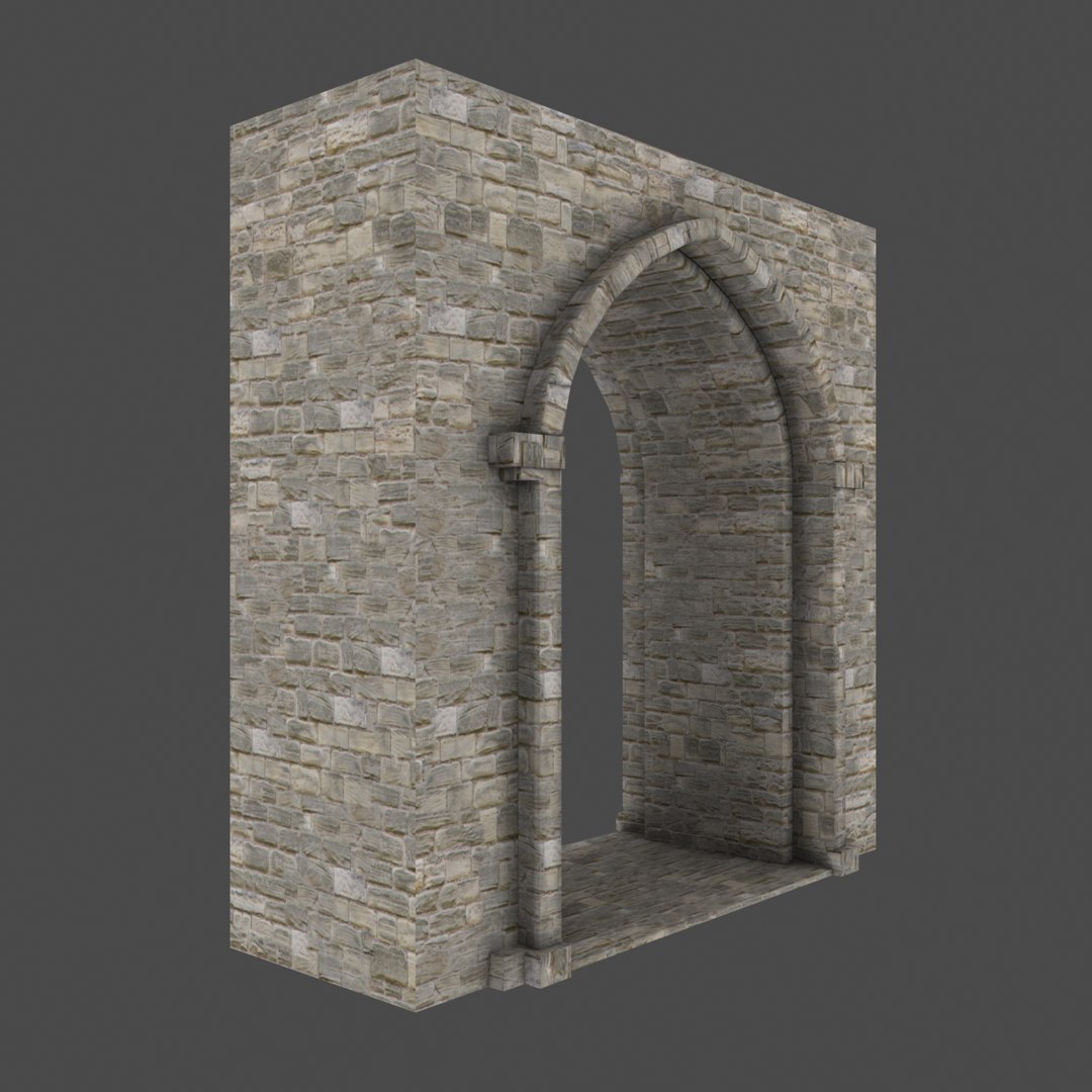 3D Model Medieval Castle Arch 01 - TurboSquid 1184984