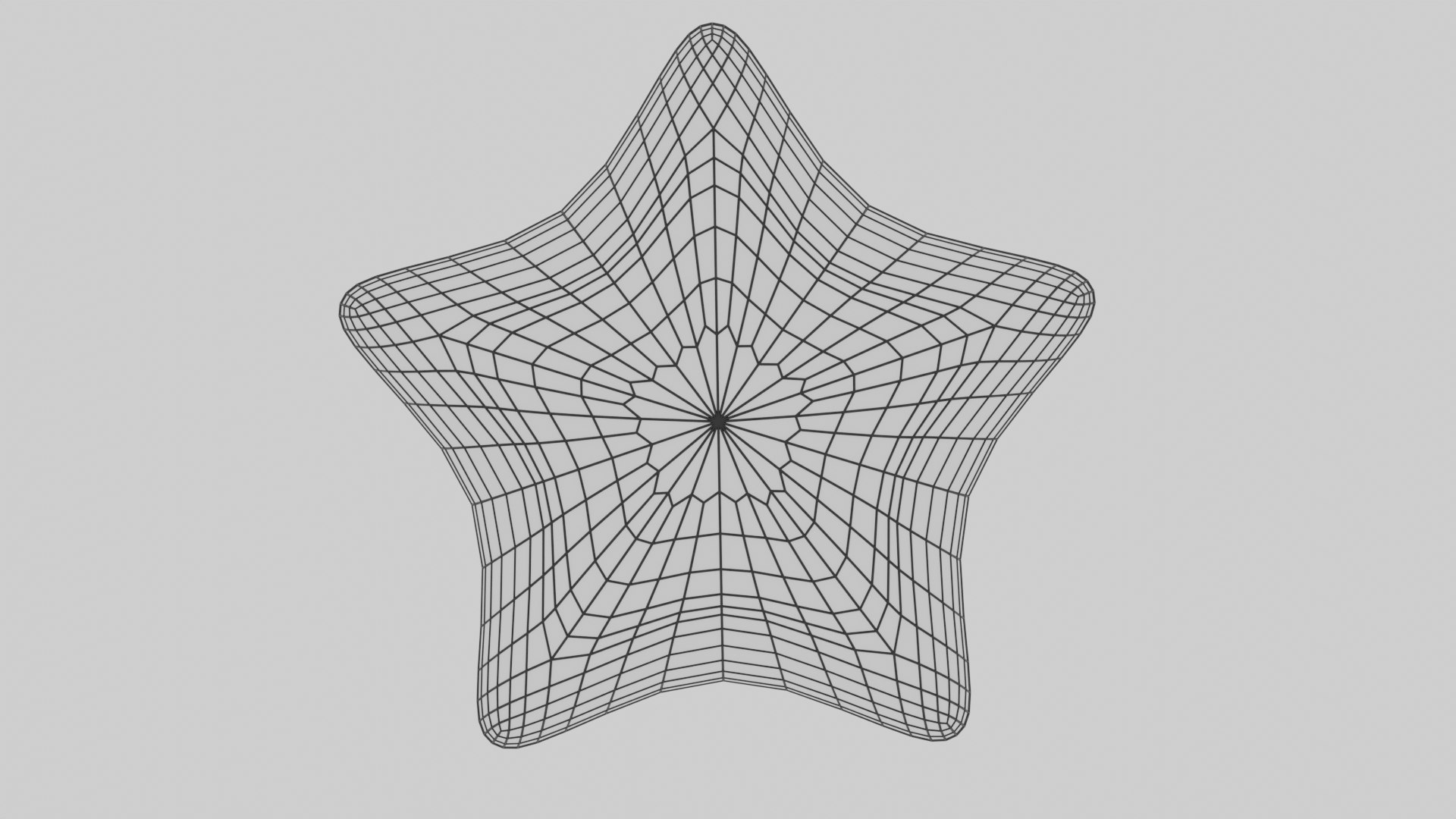 Round Star 3D Model - TurboSquid 2176733