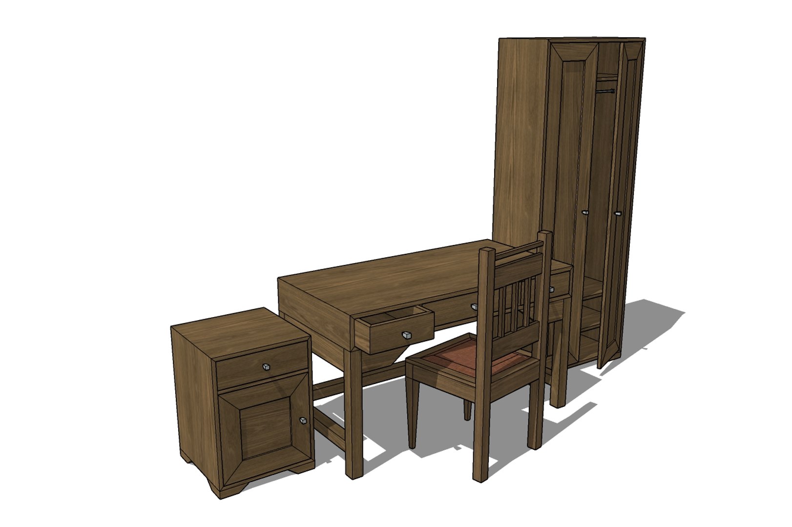 Simple Furniture Pack 3D Model - TurboSquid 1348995