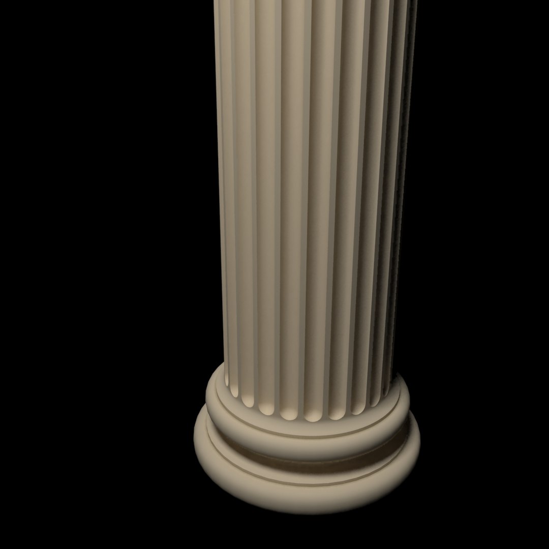 3d Model Corinthian Column