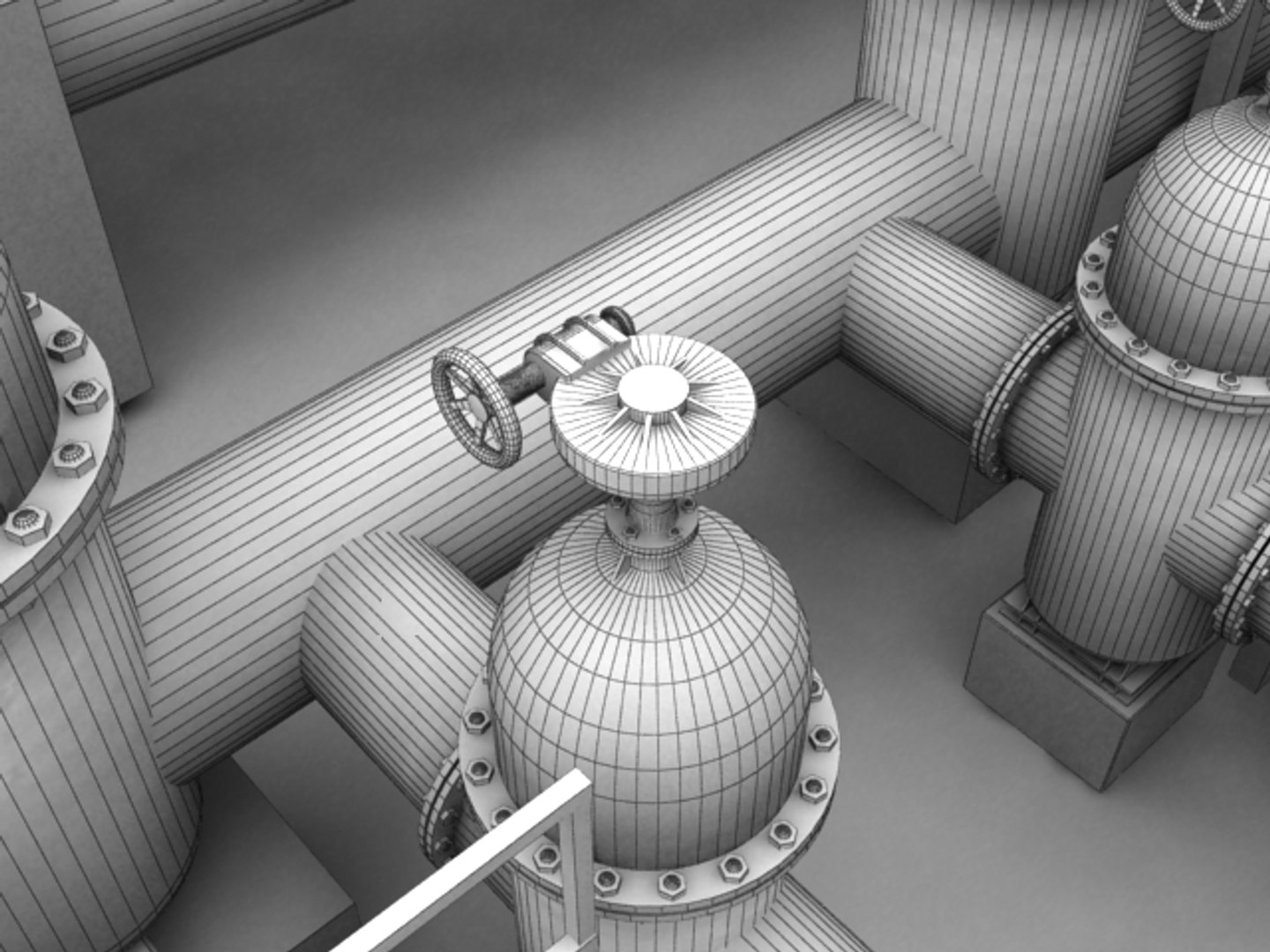 - Water Station 3d Model