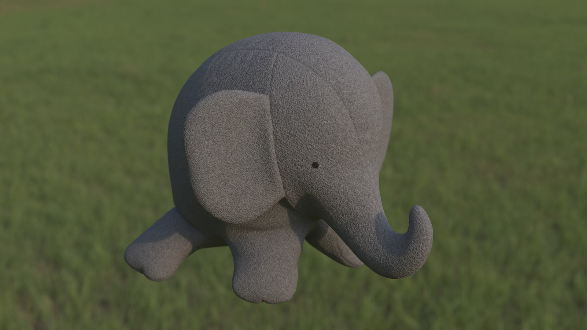 3D Model Elephant Stuffed Toy - TurboSquid 1997819