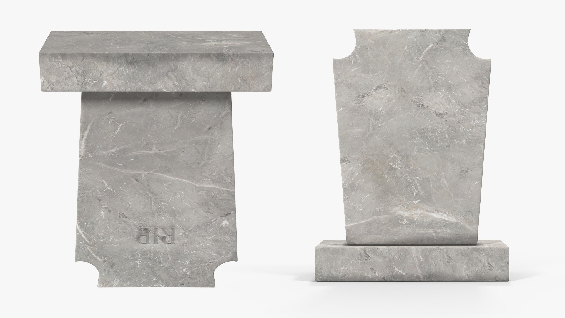 Marble Cemetery Gravestone Stone 3D Model - TurboSquid 1445533