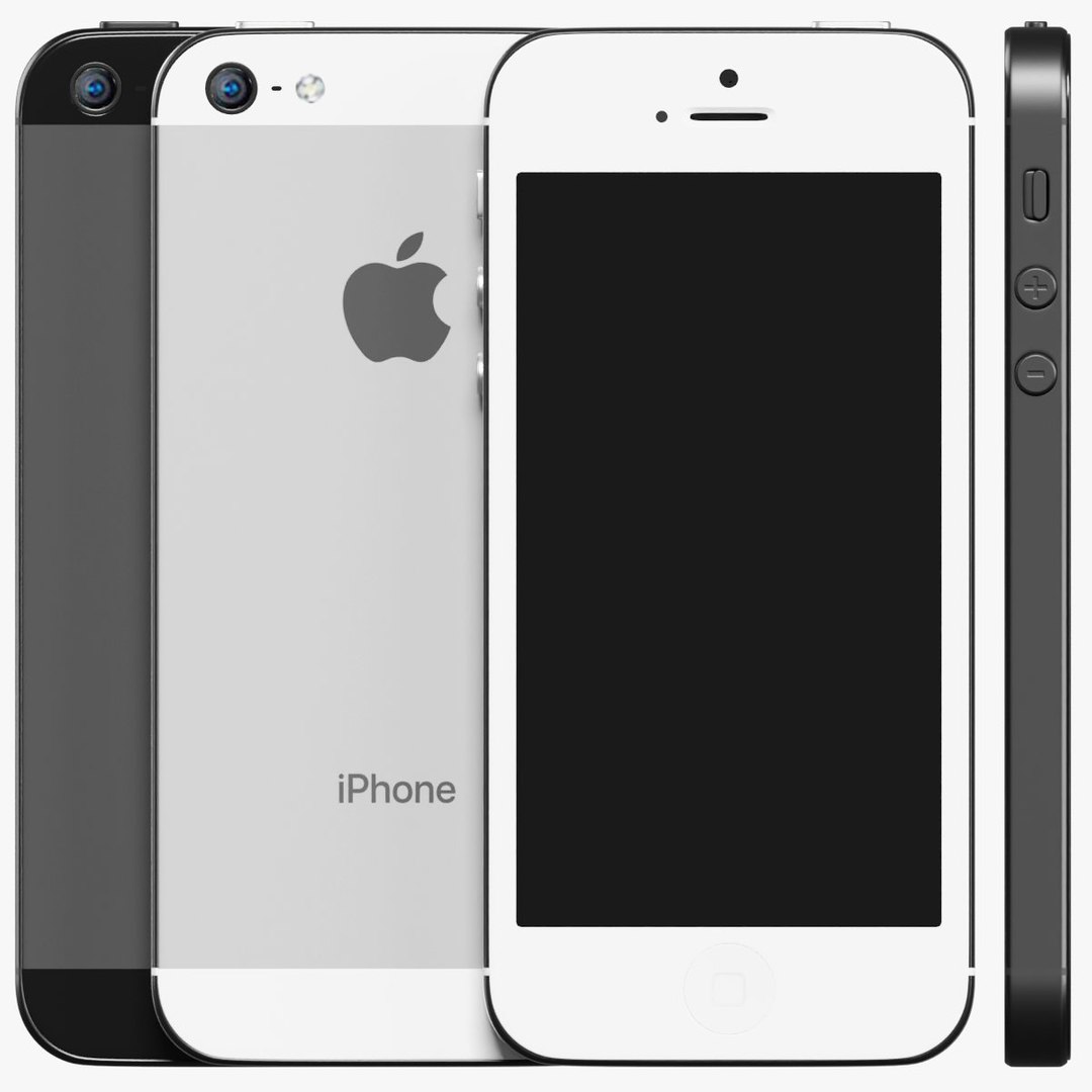 IPhone 5 All Colors Smartphone 3D model - TurboSquid 2079860