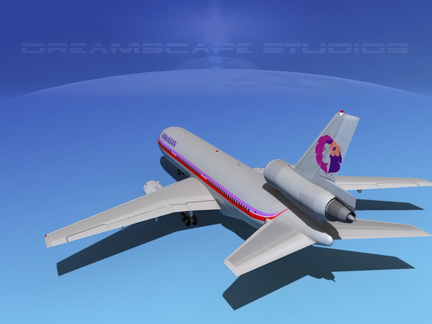 3d Douglas Dc-10
