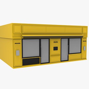 3D Commercial Building Storefront Models - Browse & Download Formats ...