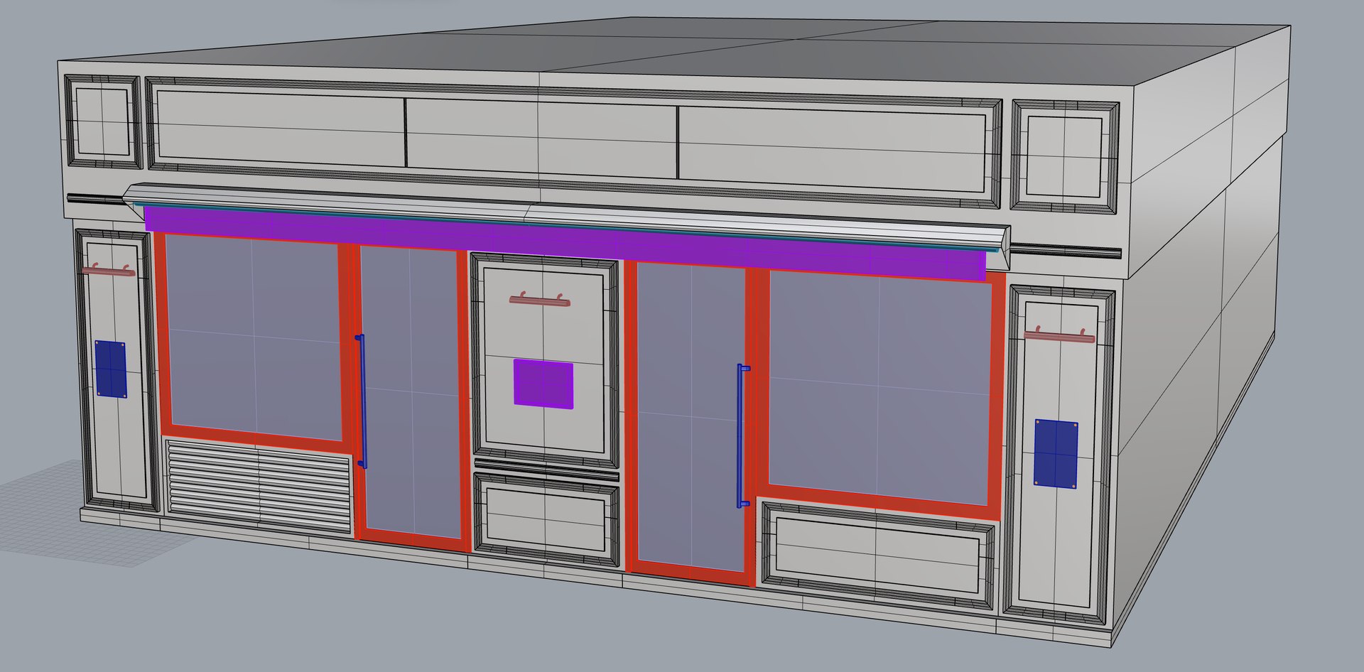 3D Store Front - TurboSquid 2195380