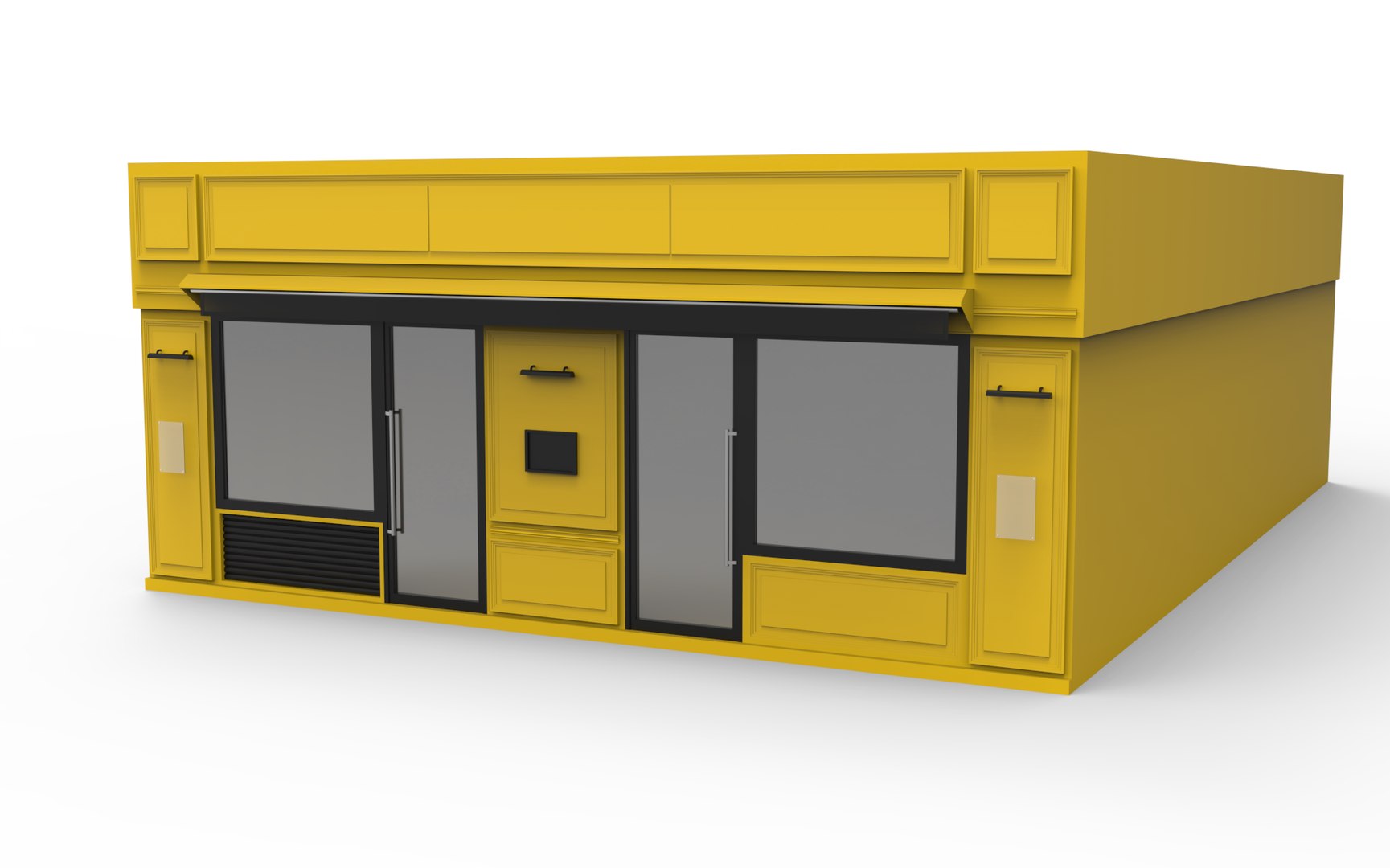 3D Store Front - TurboSquid 2195380