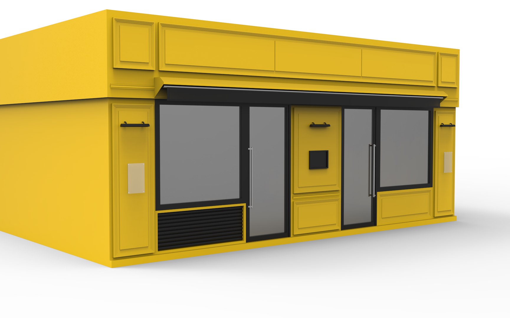 3D Store Front - TurboSquid 2195380