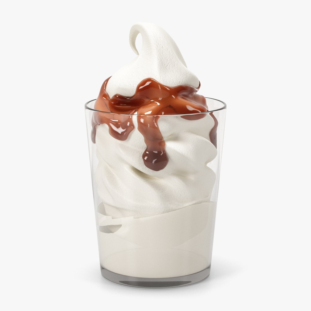 3D Hot Caramel Sundae Model - TurboSquid 2367787