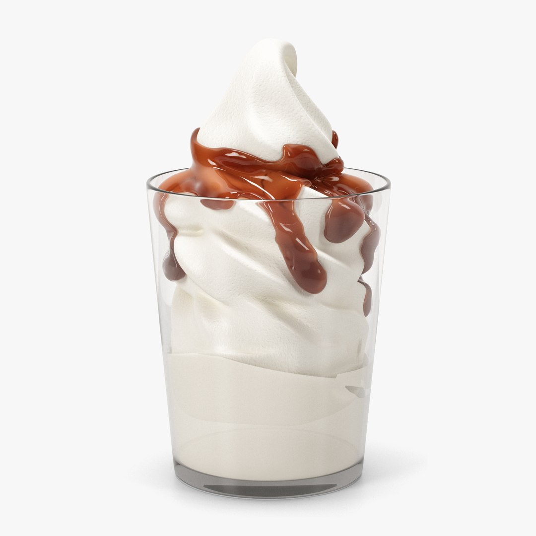 3D Hot Caramel Sundae Model - TurboSquid 2367787