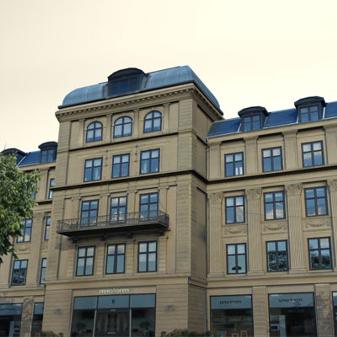 3d model copenhagen building