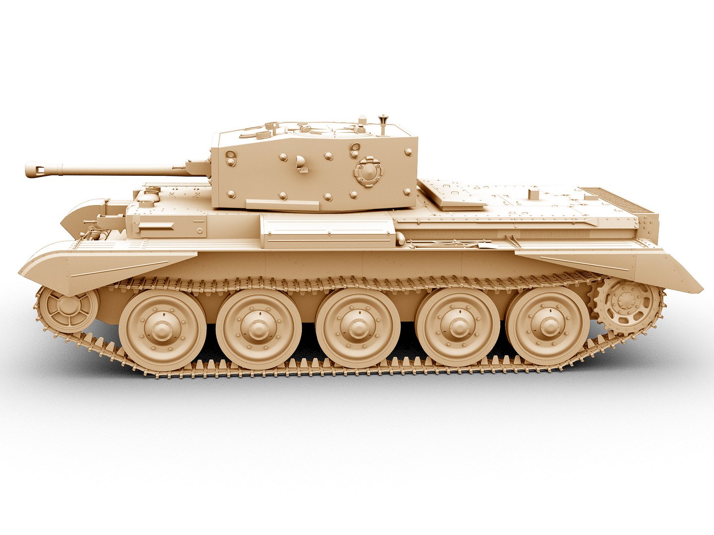 Cromwell Mk IV A27M 3D Model - TurboSquid 2184075