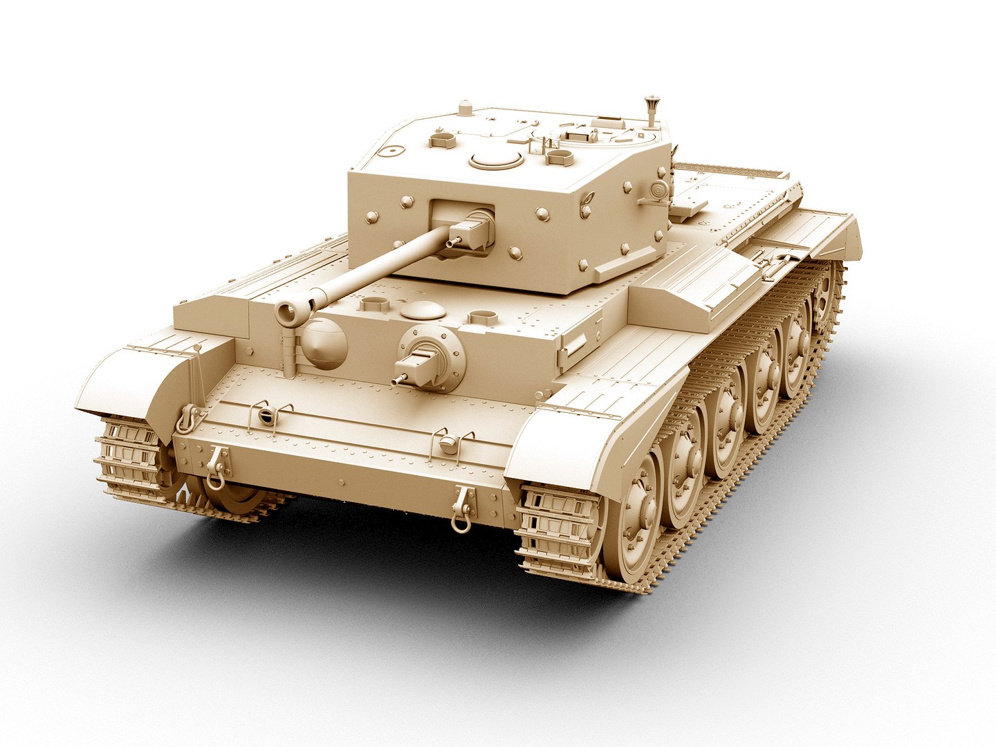 Cromwell Mk IV A27M 3D Model - TurboSquid 2184075