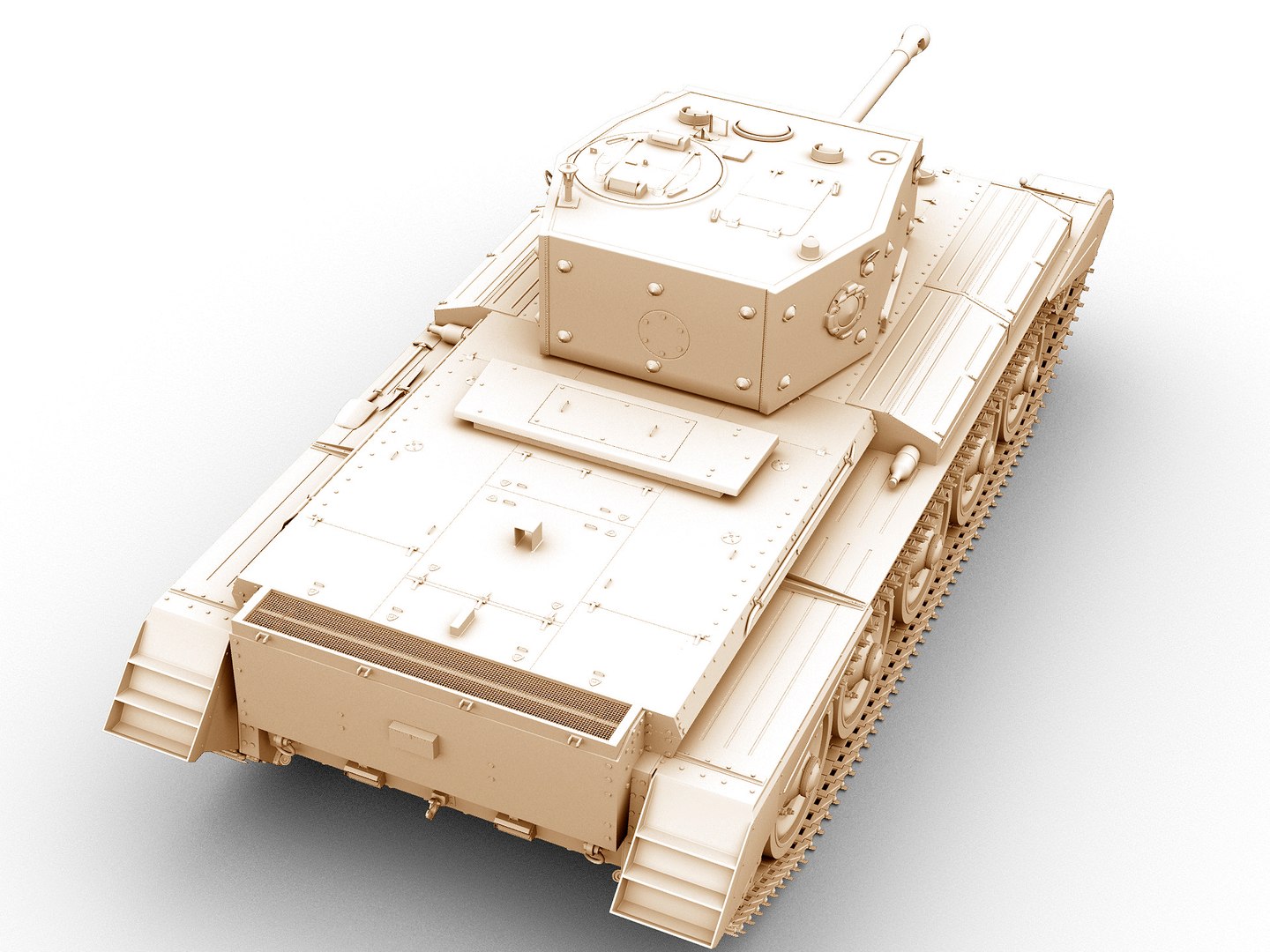 Cromwell Mk IV A27M 3D Model - TurboSquid 2184075