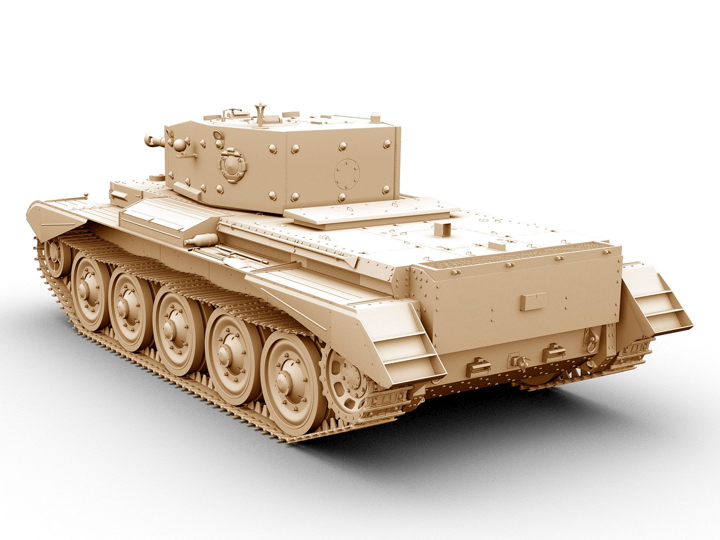 Cromwell Mk IV A27M 3D Model - TurboSquid 2184075
