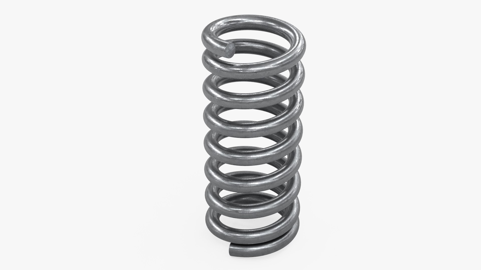 Steel Compression Coil Spring 4cm 3D Model - TurboSquid 2403017