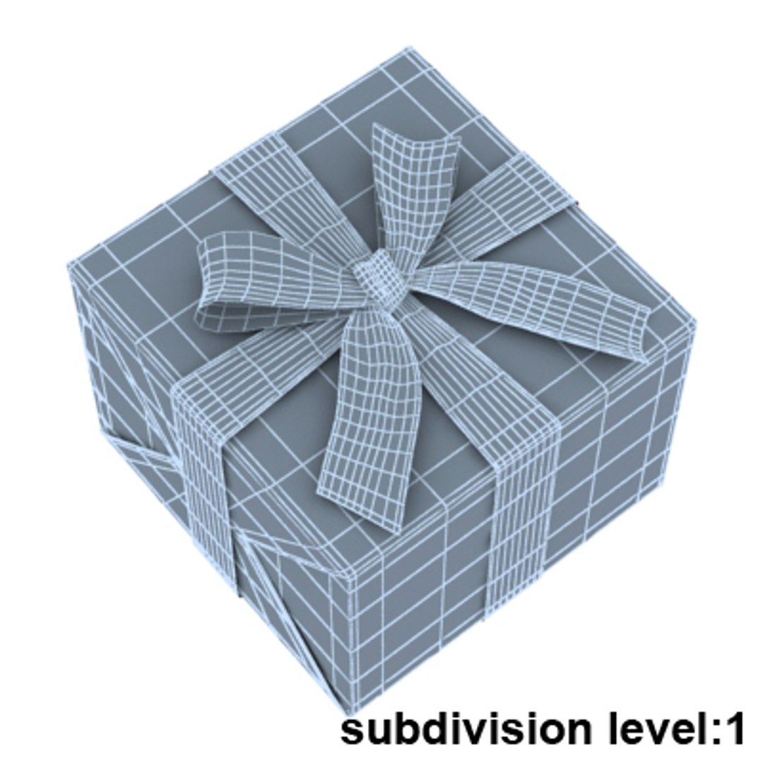 Present Box 3d Model