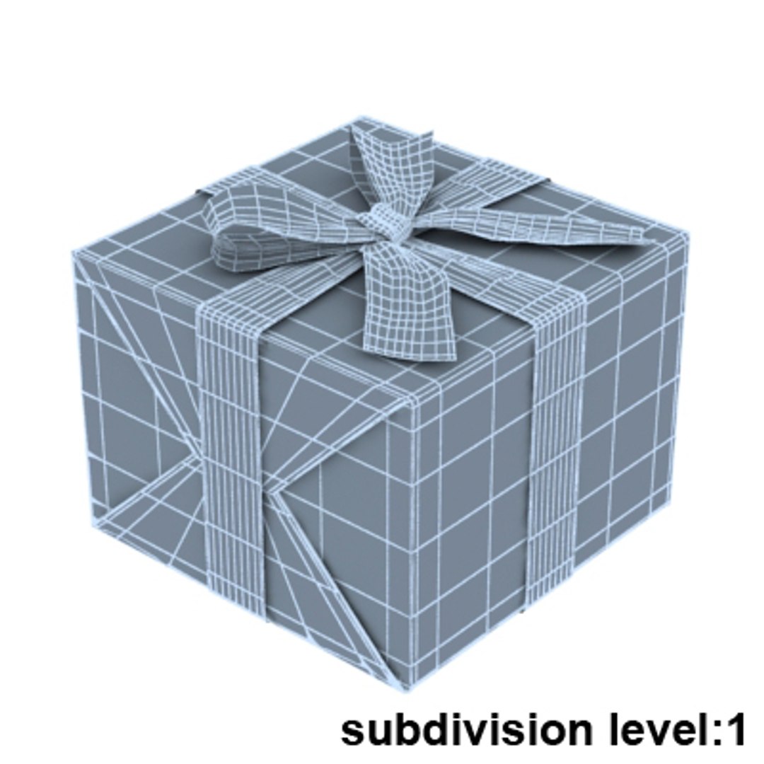 Present Box 3d Model