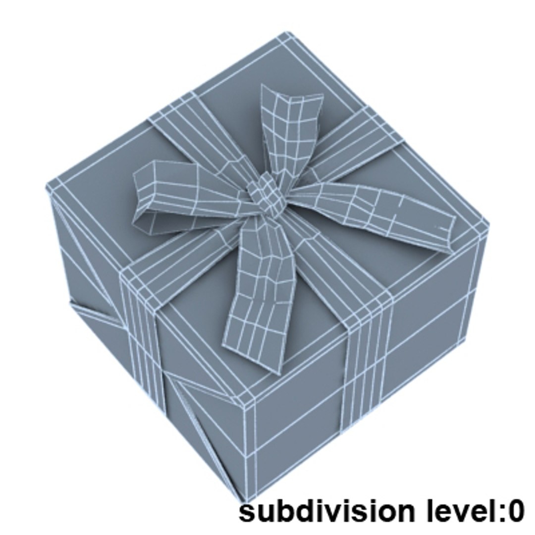 Present Box 3d Model